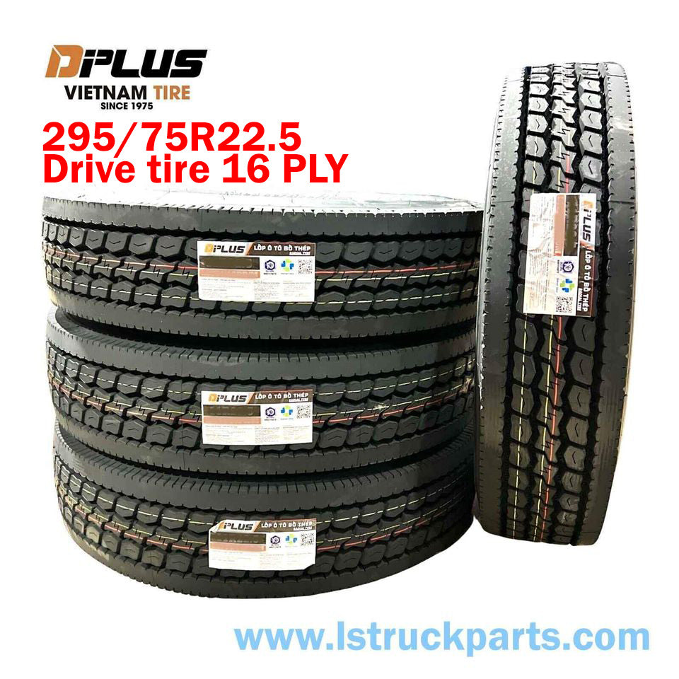 295/75R22.5 Drive tire 16 PLY - DPLUS – lstruckparts